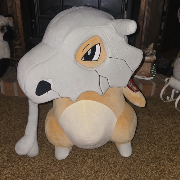 Pokemon | Toys | Pokemon Cubone Plush Toy White And Tan | Poshmark
